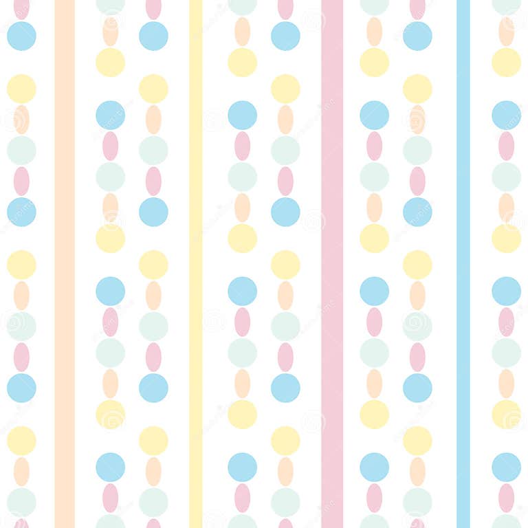 Cute Colorful Abstract Vector Pattern for Children, Seamless Repeat ...