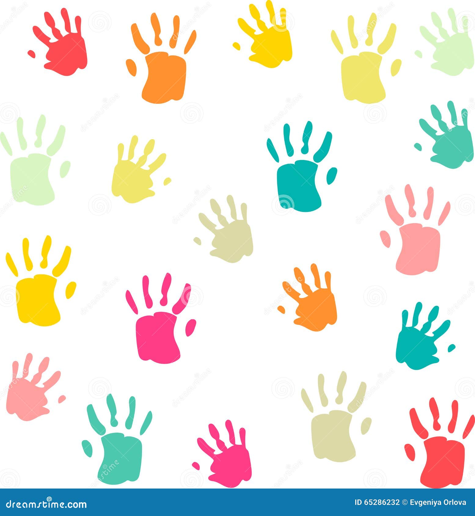 Baby Palmprints Stock Illustrations – 2 Baby Palmprints Stock ...