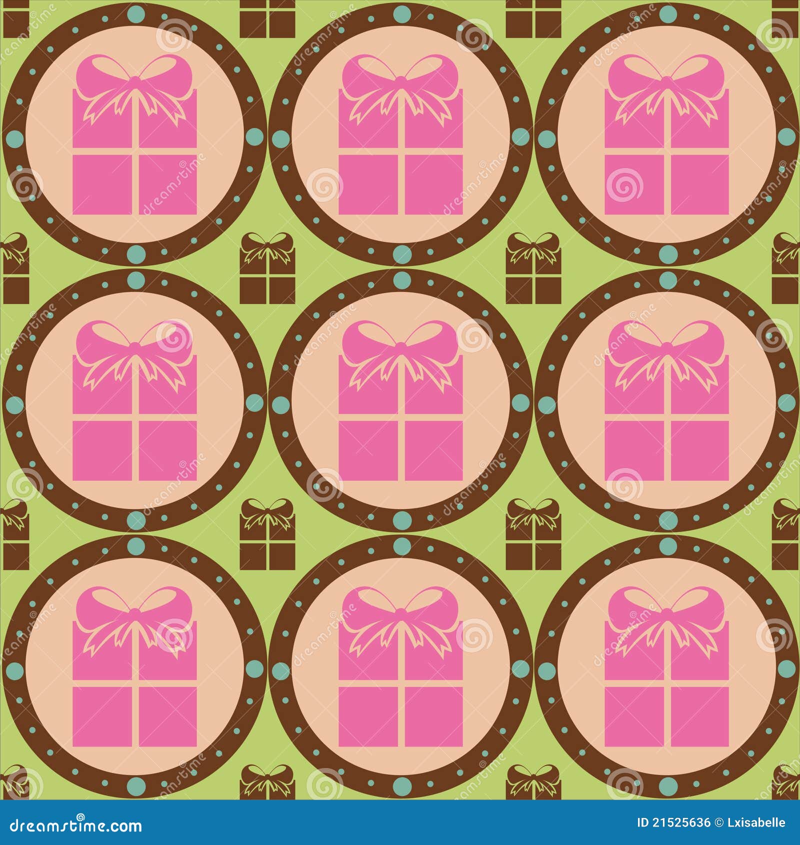 Cute Colorful Presents Pattern Stock Vector - Illustration of vector ...