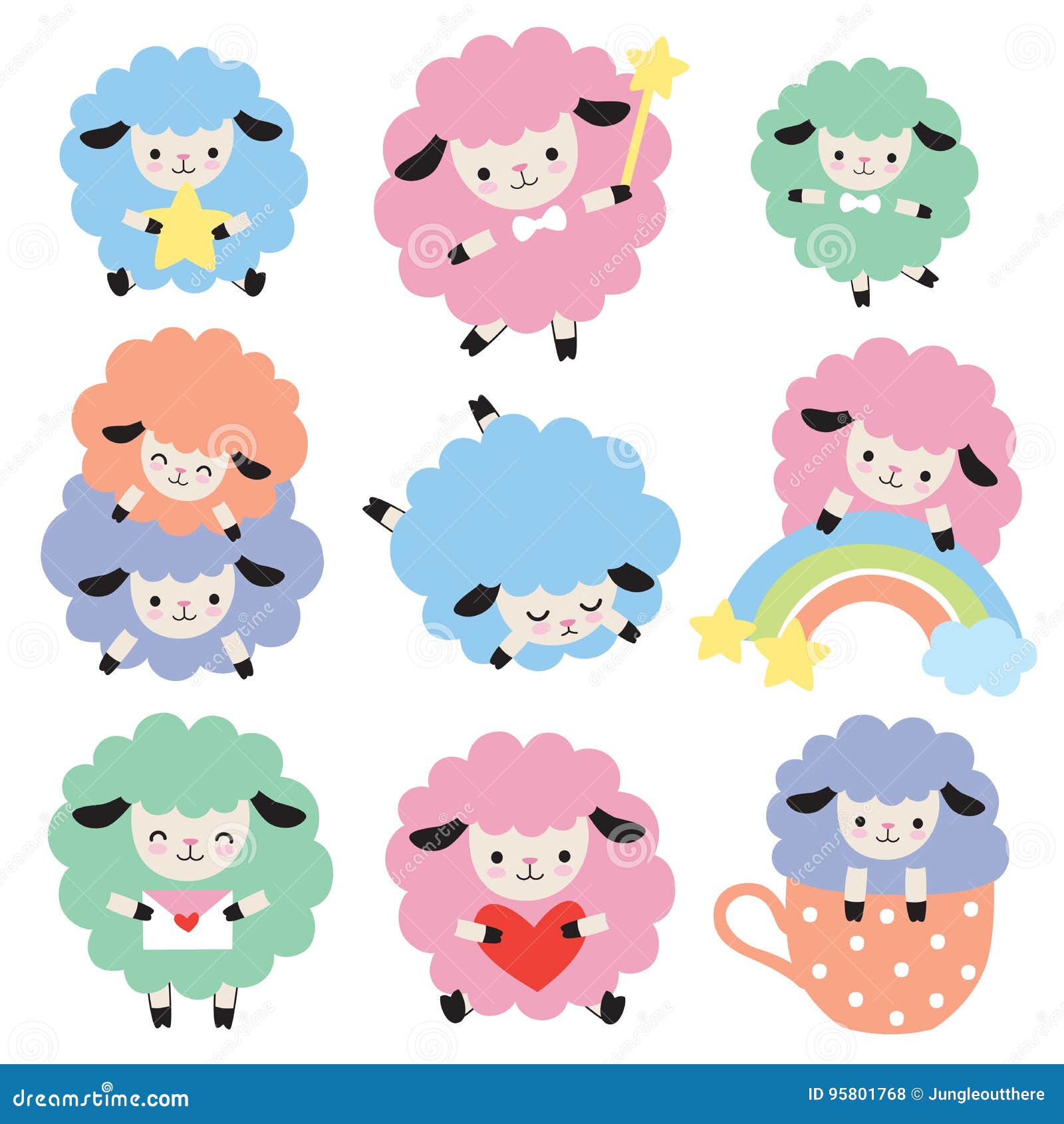 Cute Colorful Kids Meal Menu Template With Animals Cartoon ...