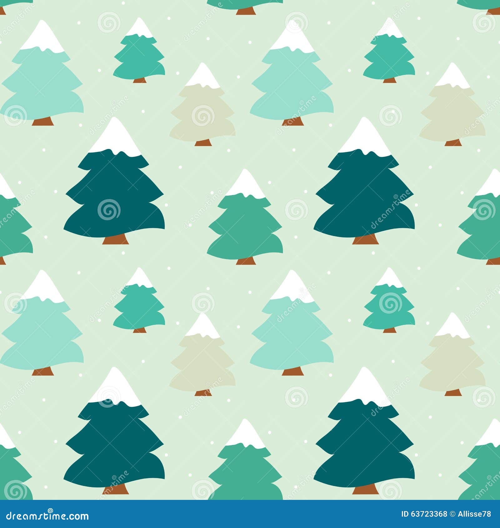 Winter Pattern Background