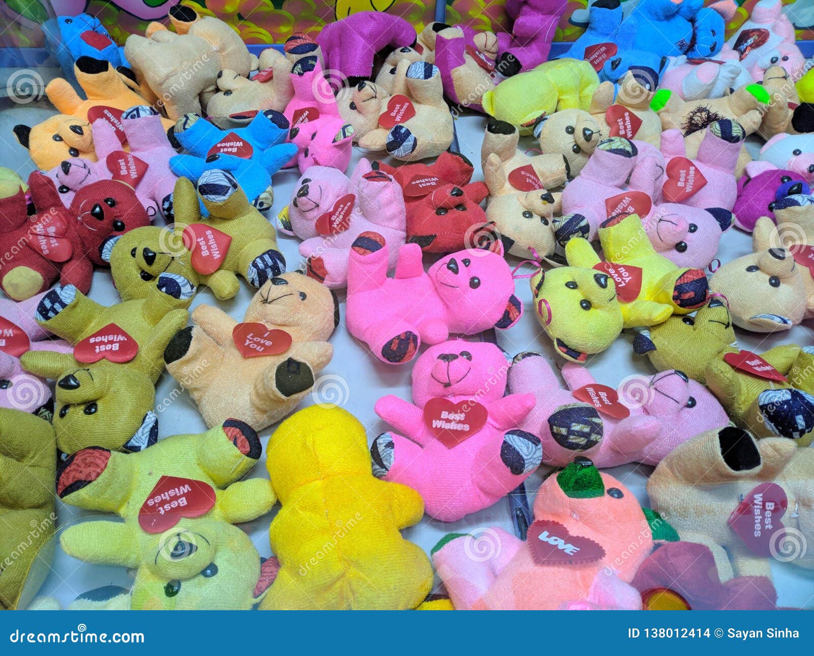 Cute Colour teddies stock photo. Image of small, teddies - 138012414