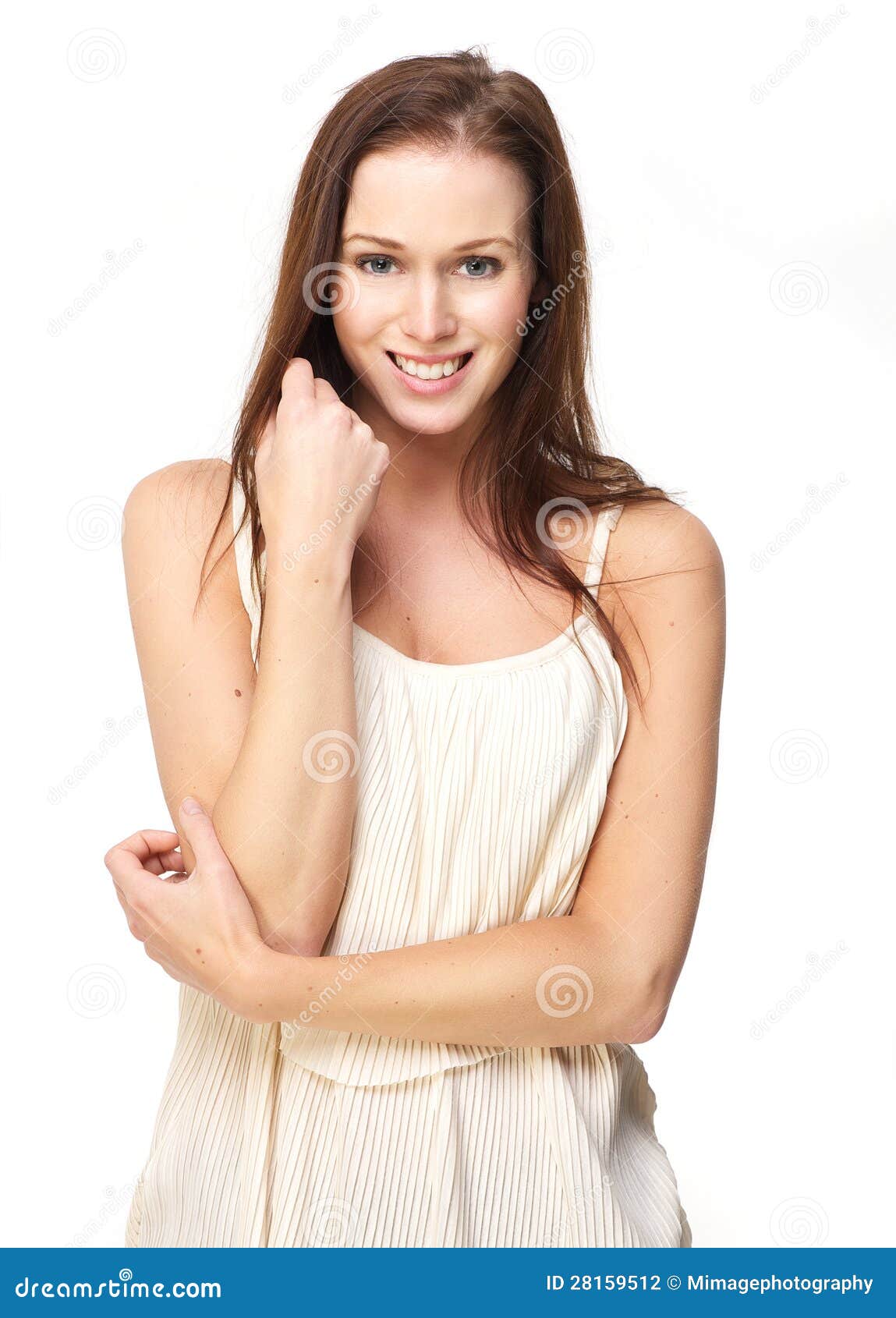 Cute Confident Young Woman stock photo. Image of human - 28159512