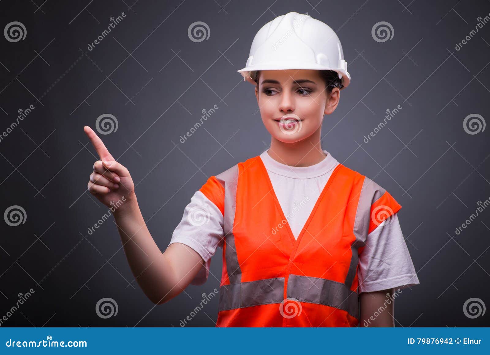 Worker Pressing Buttons On CNC Machine Control Board In Factory ...