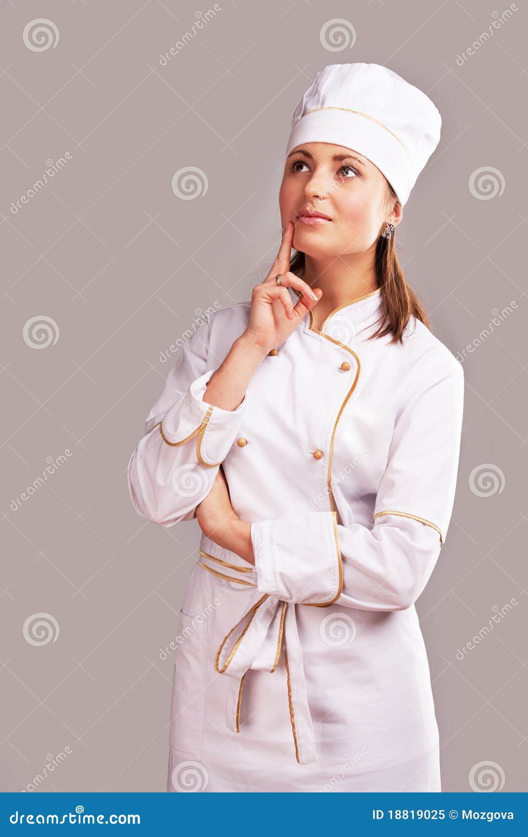 Cute cook girl stock image. Image of portrait, diet, industry - 18819025
