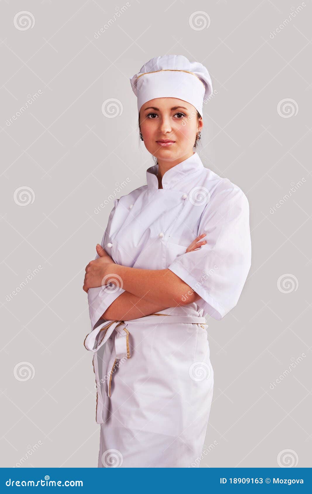 Cute cook girl stock image. Image of adult, caucasian - 18909163
