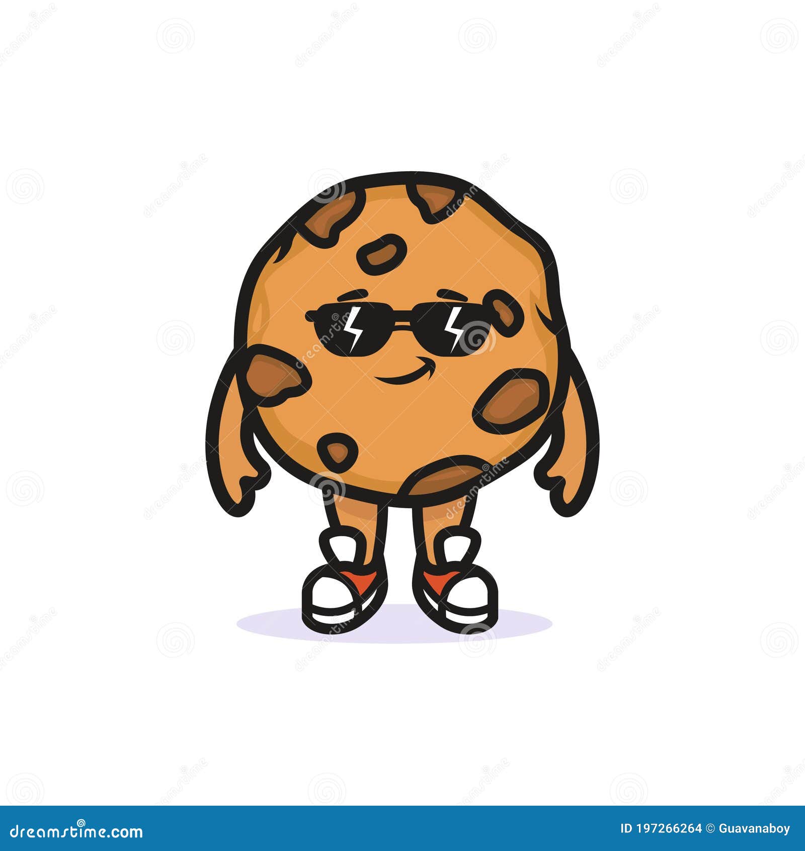 Set Cute Cookies Characters Vector Illustration | CartoonDealer.com ...