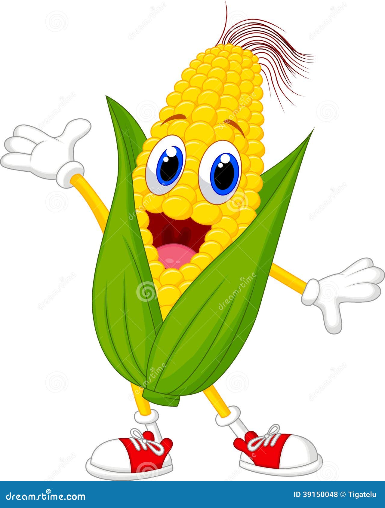 Cartoon Corn Vector Illustration | CartoonDealer.com #58833624