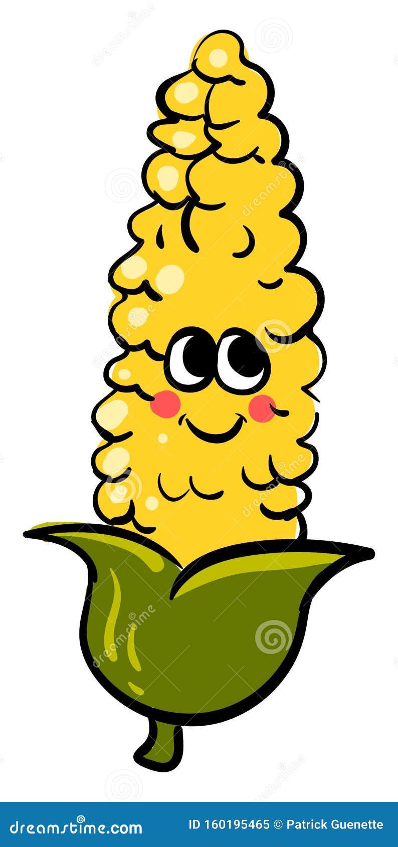 Cute Corn, Illustration, Vector Stock Vector - Illustration of healthy ...