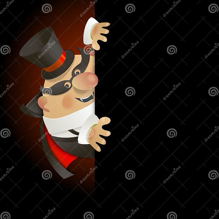 Cute Count Dracula. Halloween Design Background Stock Vector ...