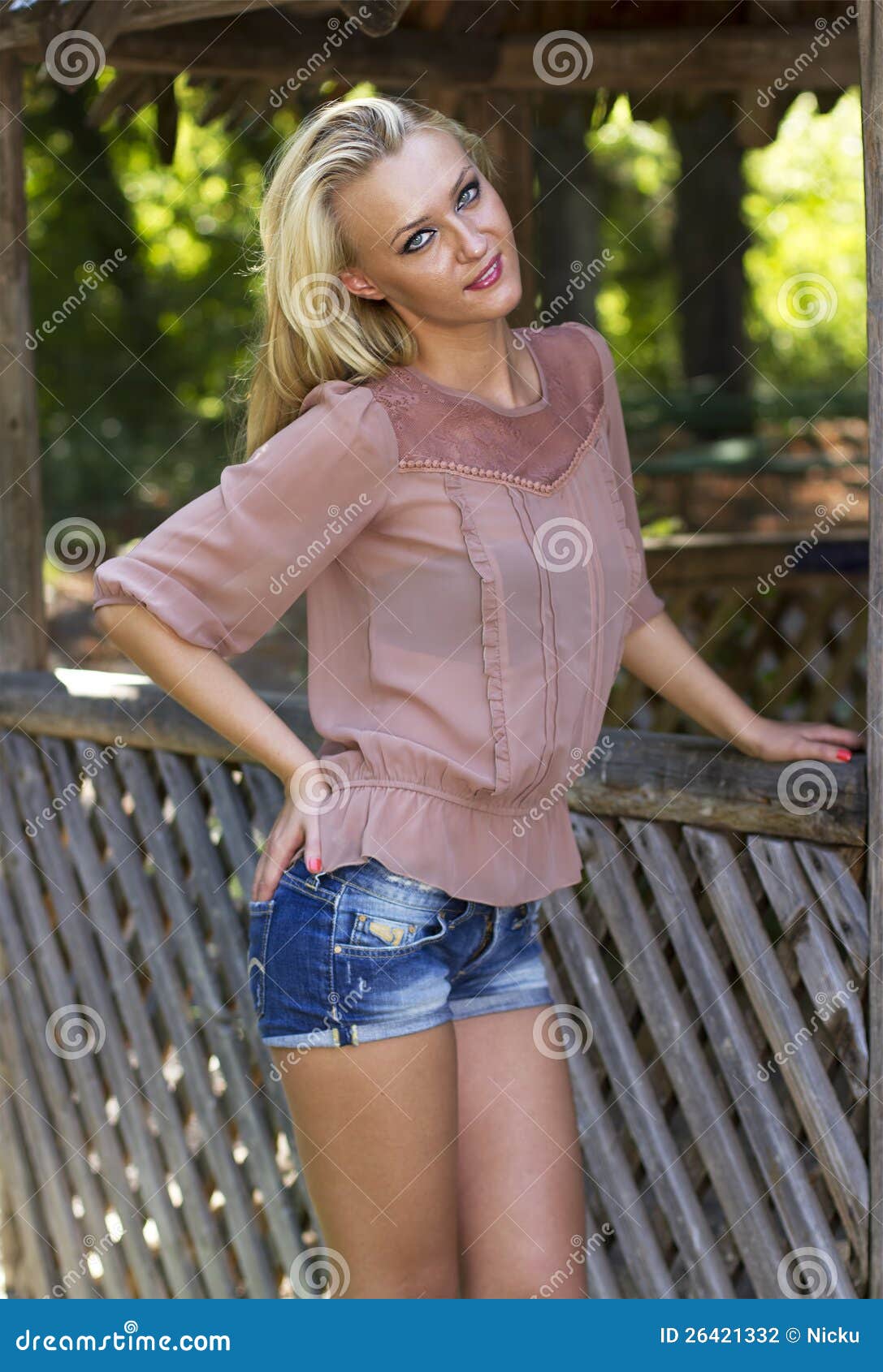 Cute countryside girl stock photo. Image of looking, smile - 26421332