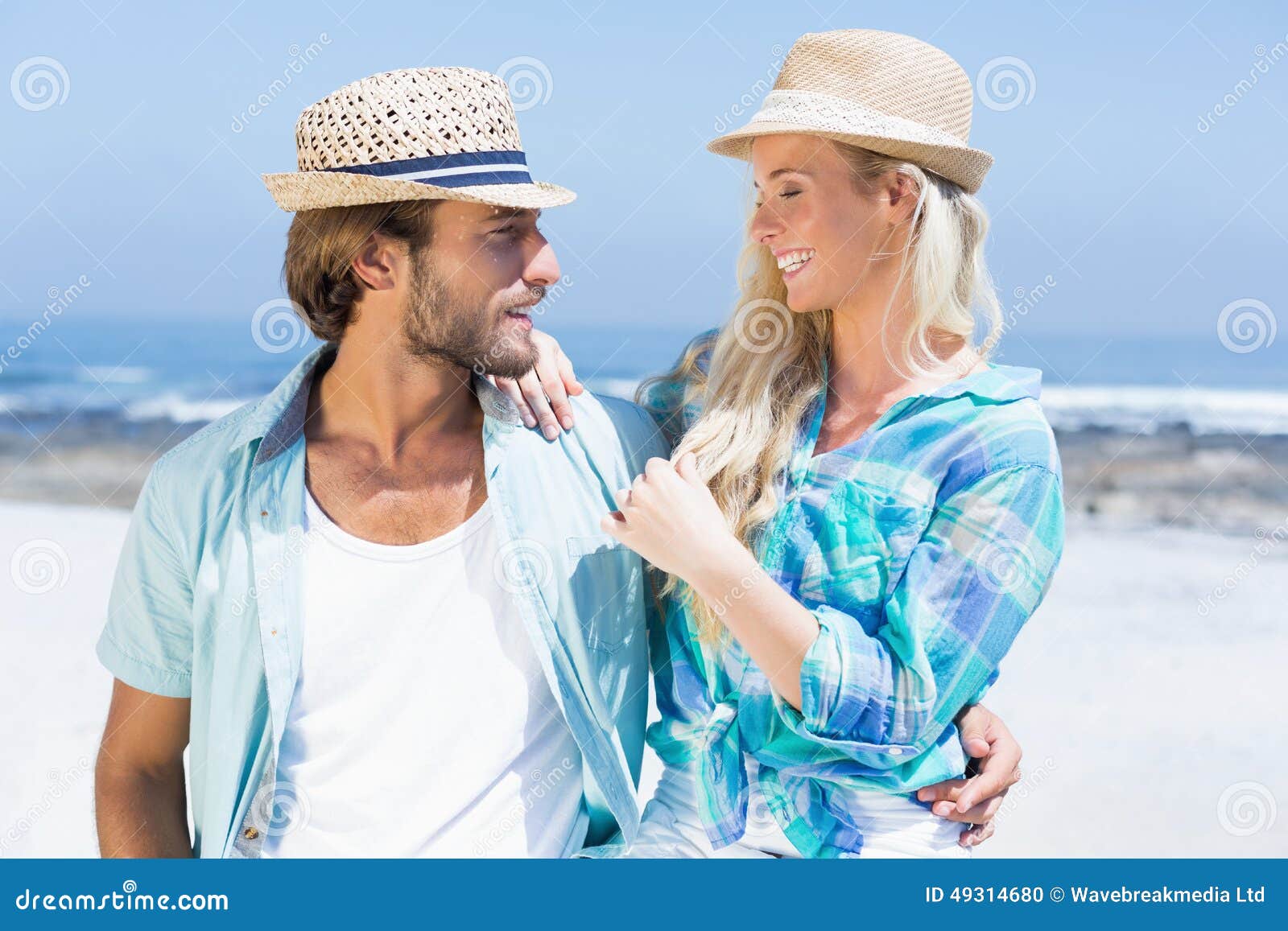 Cute Couple on the Promenade Stock Photo - Image of relationship ...
