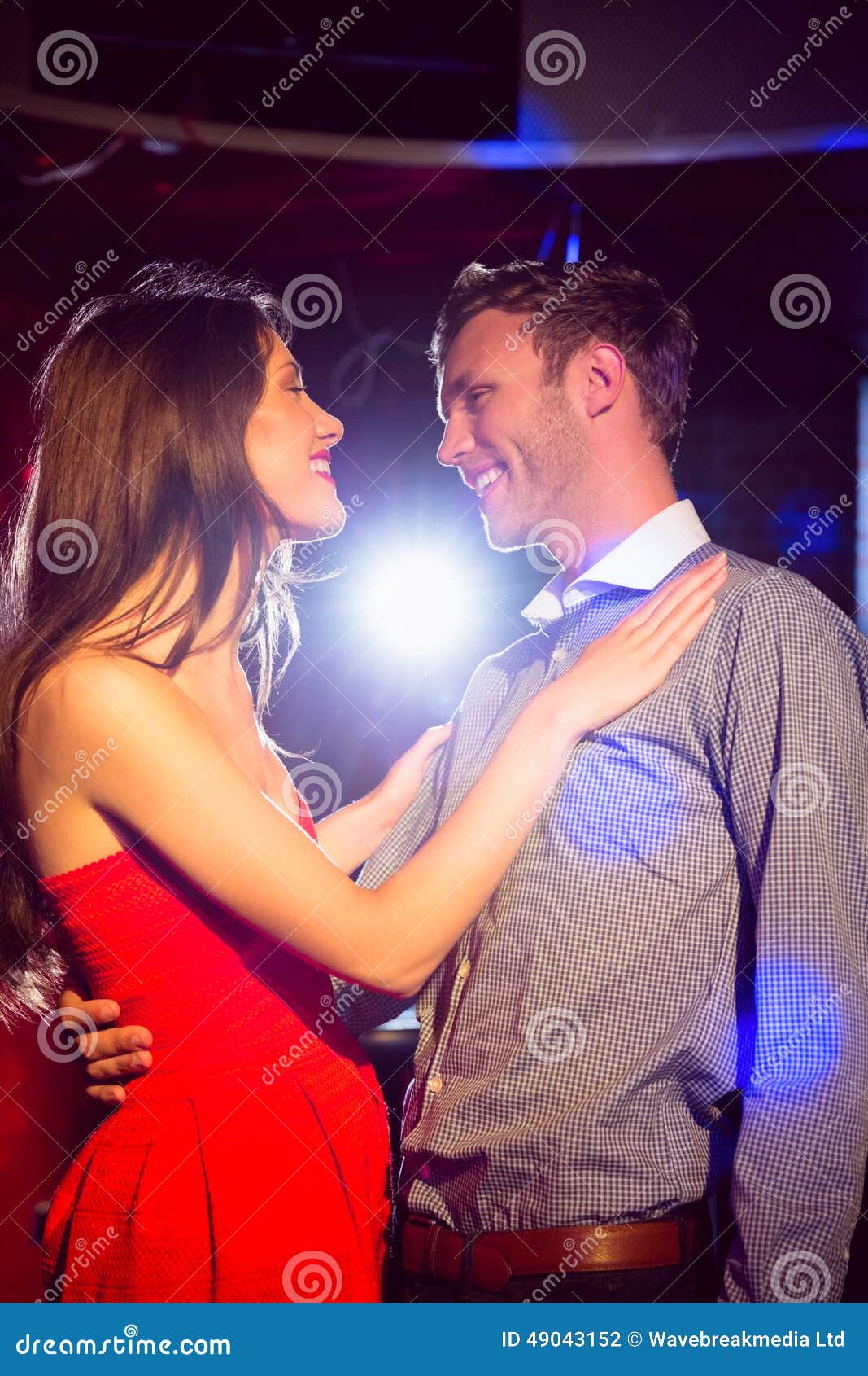 Cute Couple Slow Dancing Together Stock Photo - Image of frivolity ...