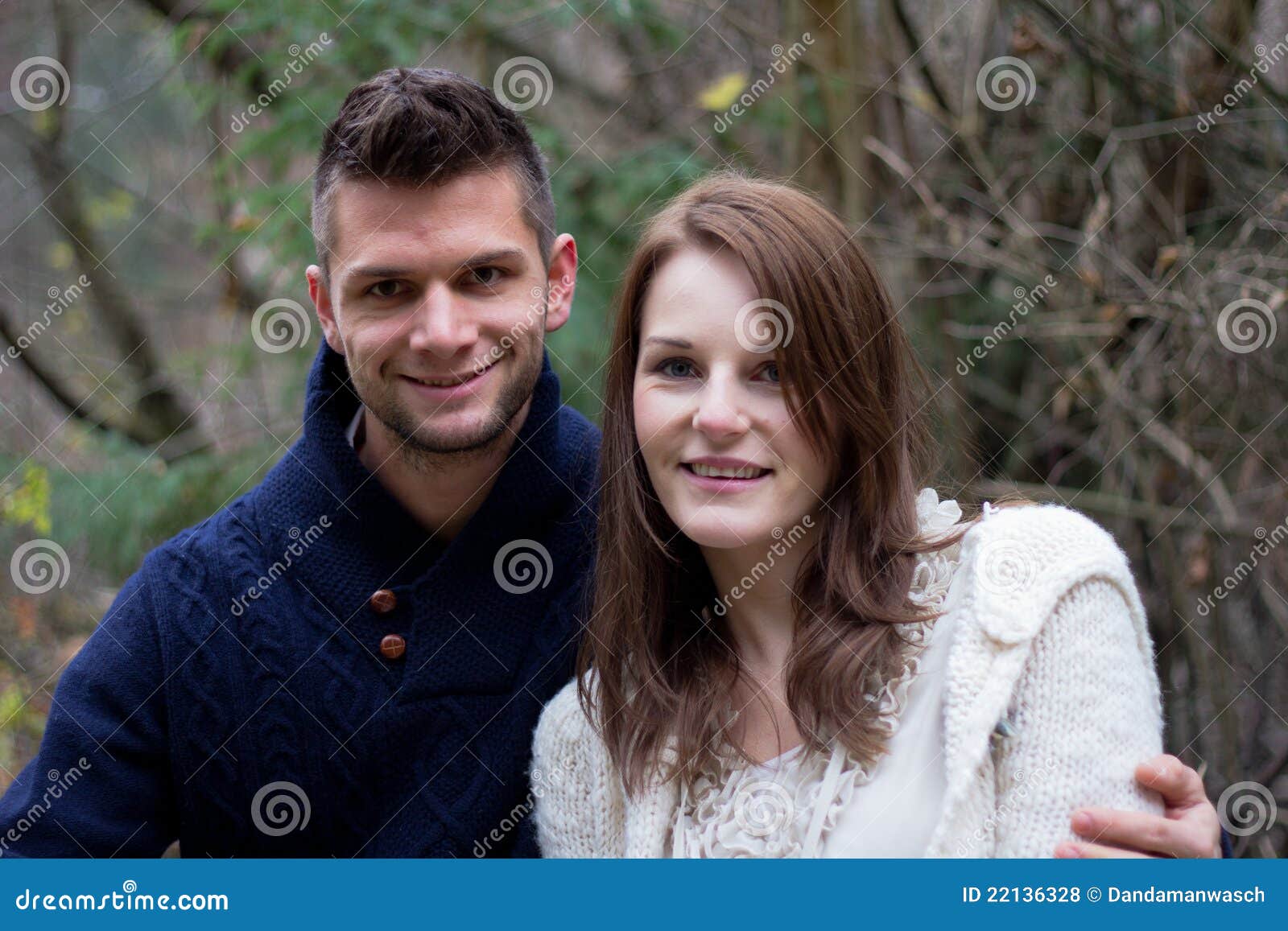 Cute couple smiling stock photo. Image of pair, lovers - 22136328