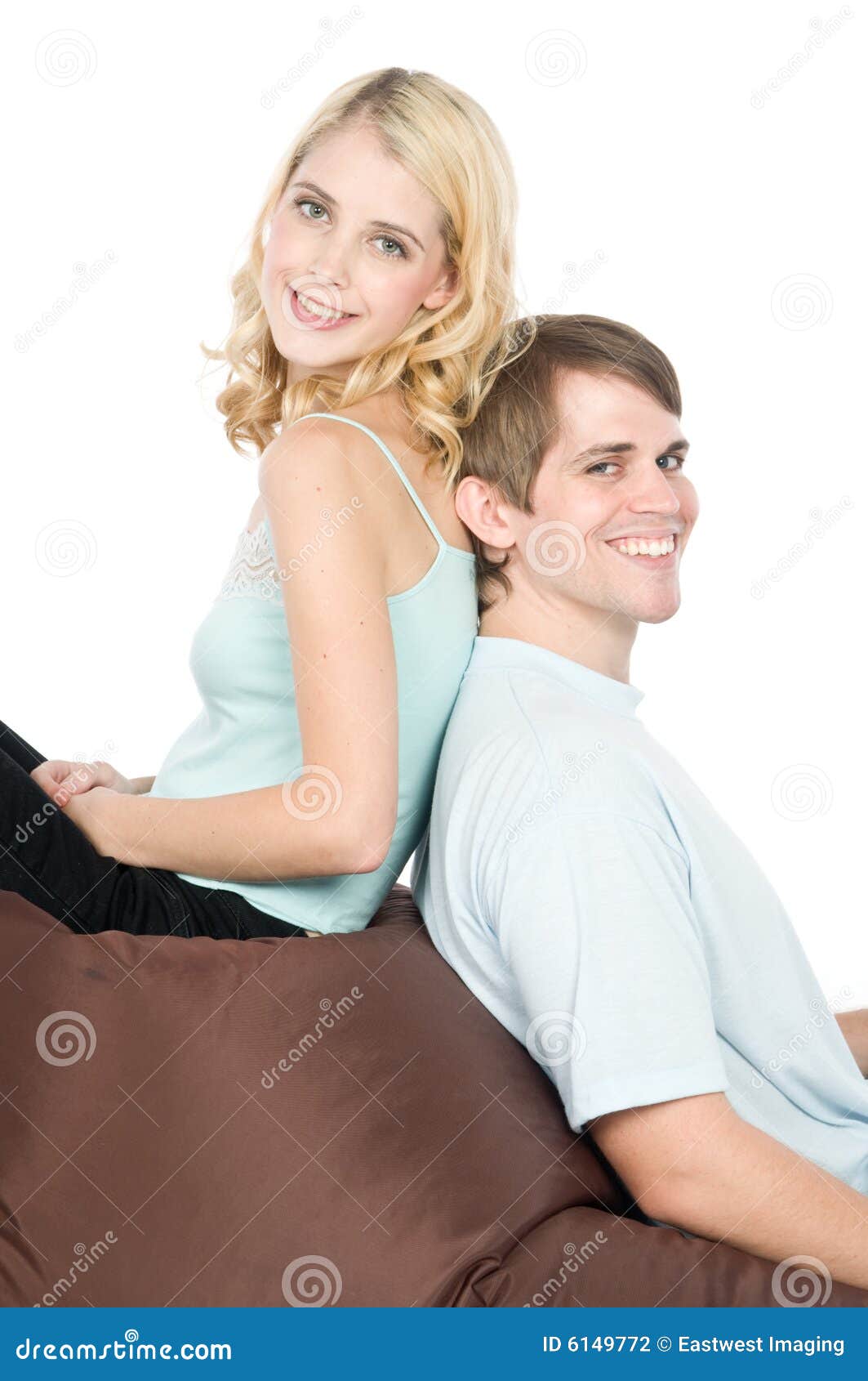 Cute Couple Together stock photo. Image of female, casual - 6149772