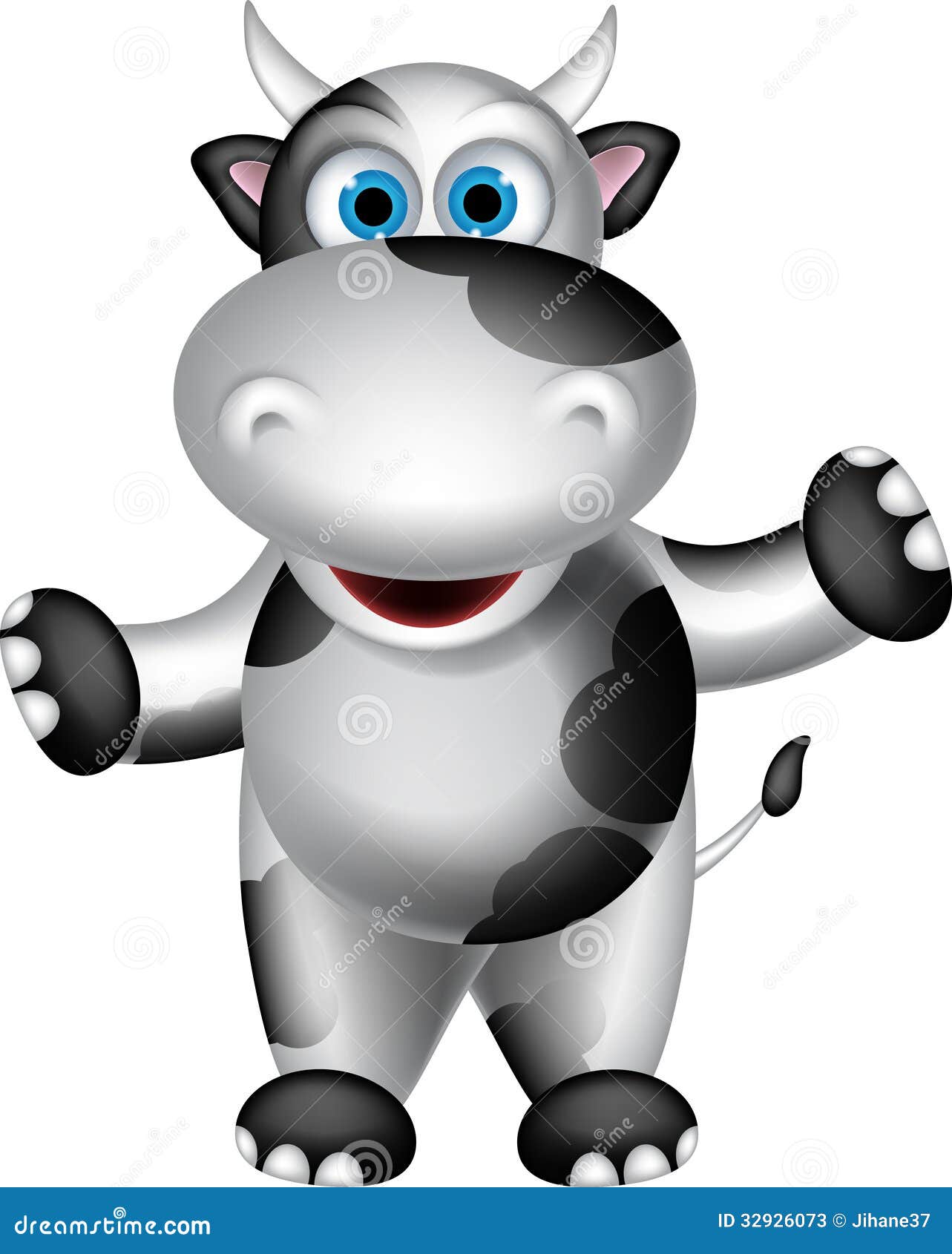 Cartoon Standing Red Devil Fighter Boy Character Vector Illustration ...