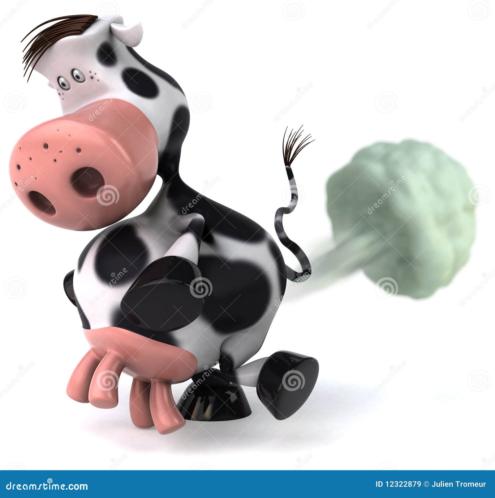 Cute cow stock illustration. Illustration of environment - 12322879