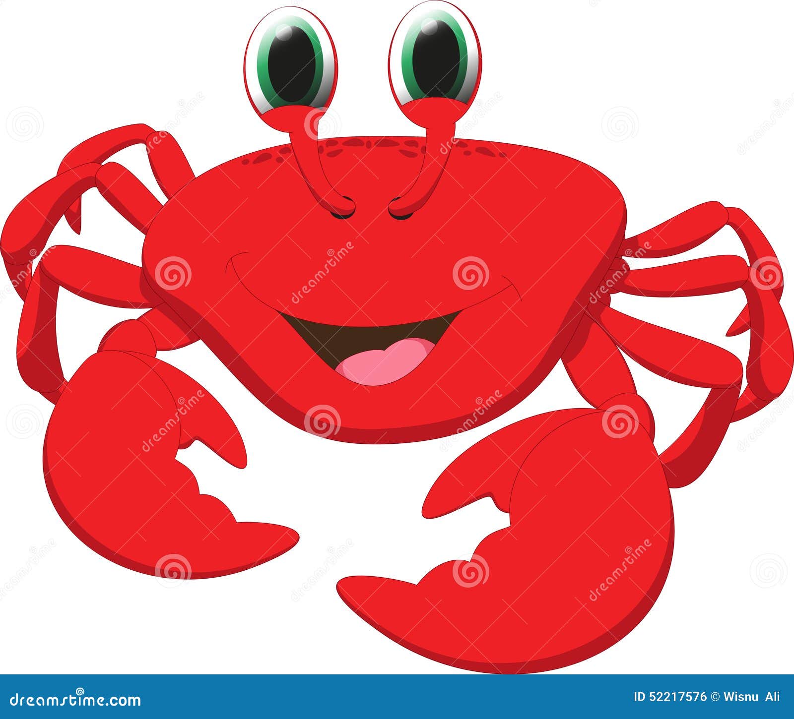 Cute Crab Cartoon Vector Illustration | CartoonDealer.com #33992858