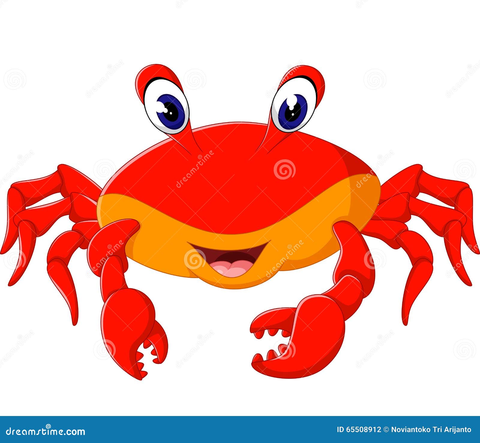 Cute Crab Cartoon Stock Illustration | CartoonDealer.com #44111260