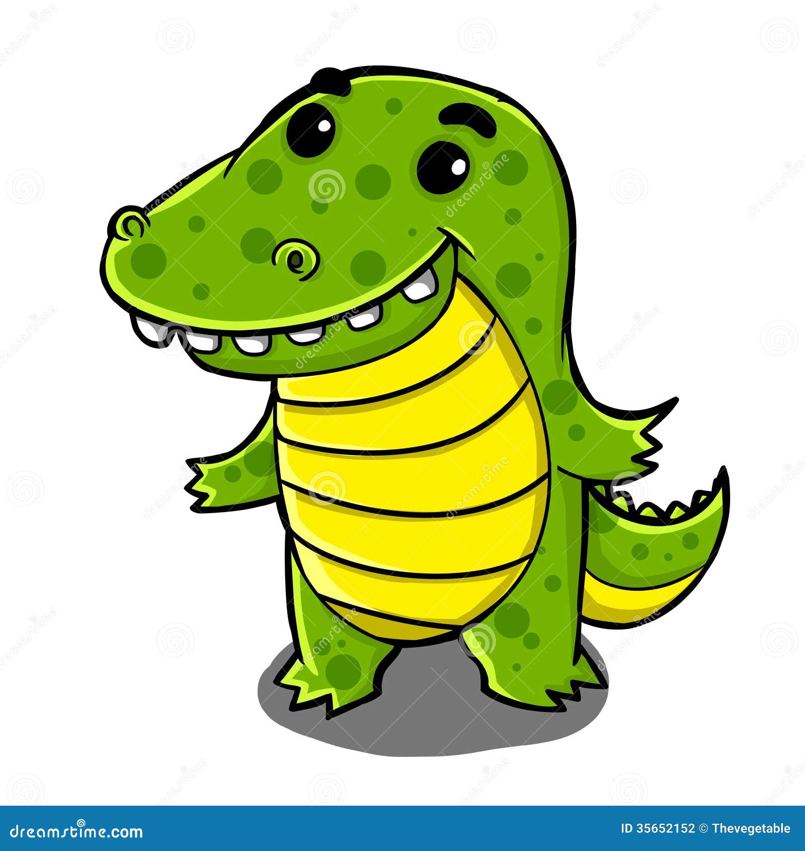 Cute Crocodile Drawing