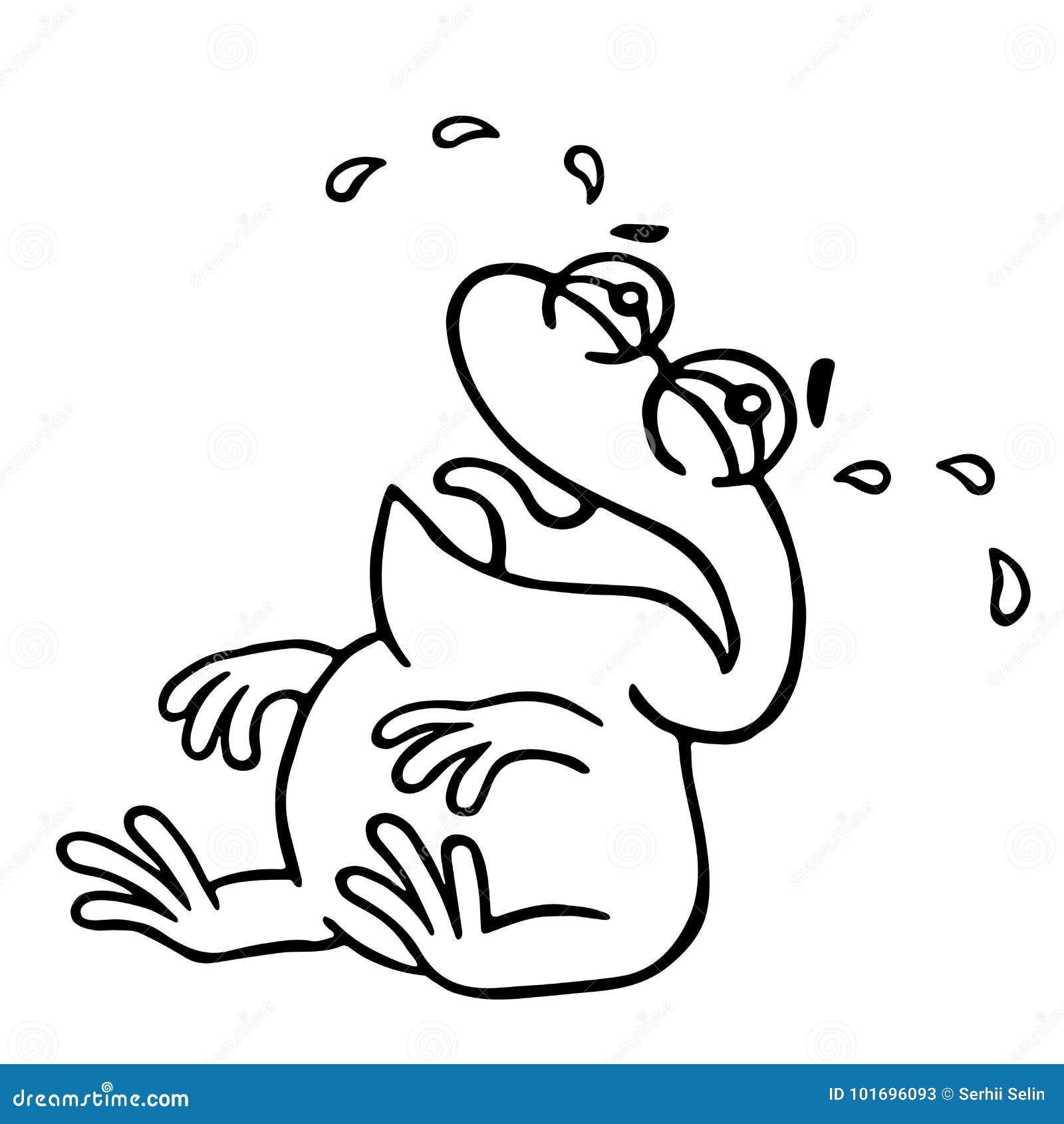 Cute Crying Baby Infant Child Cartoon Character Vector Illustration ...