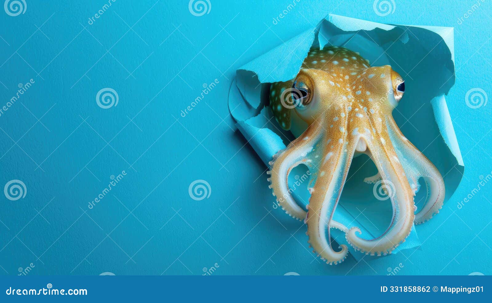 Cute Cuttlefish, Octopus, Squid, T-shirt Print, Kids Poster, On White ...