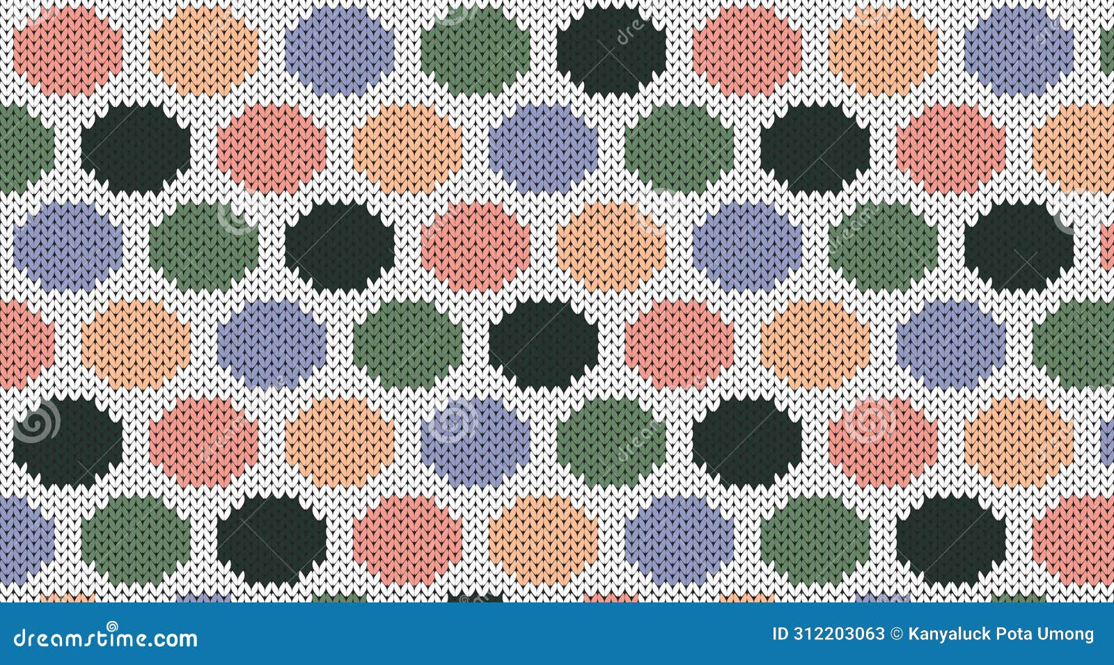 Cute Cycle Knitted Pattern, Festive Sweater Design Stock Vector ...