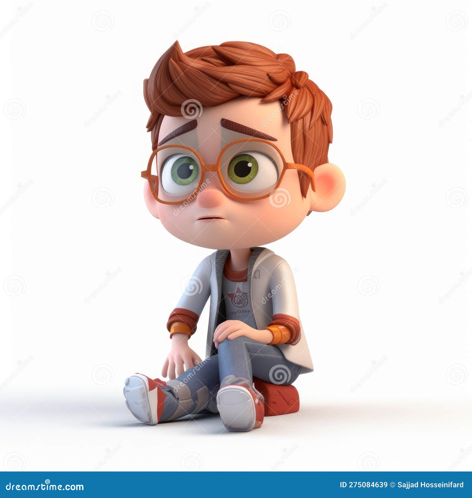 Cute 3d Render of Dexter stock illustration. Illustration of render ...