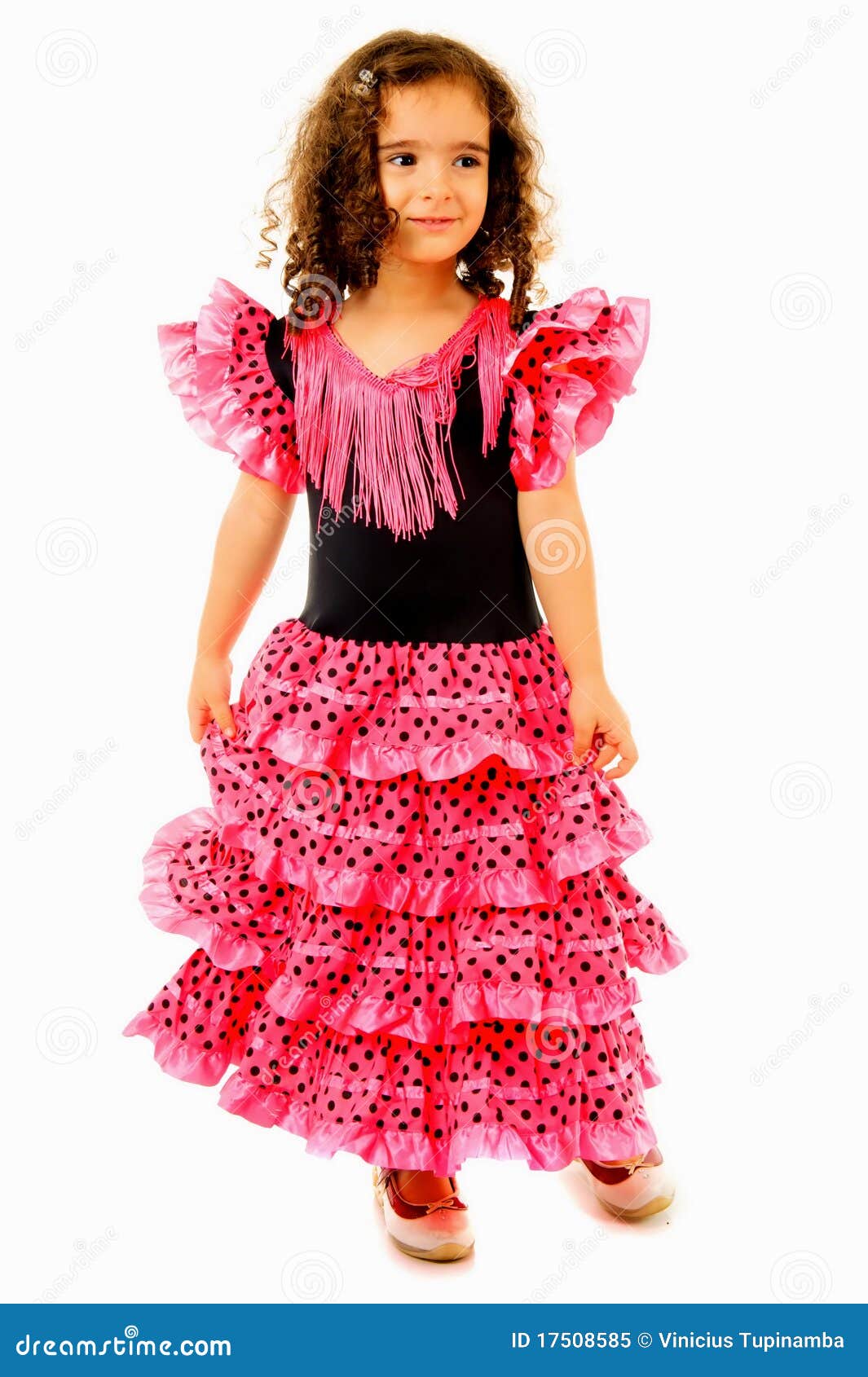 Cute Dancer stock image. Image of happy, exotic, cloth - 17508585