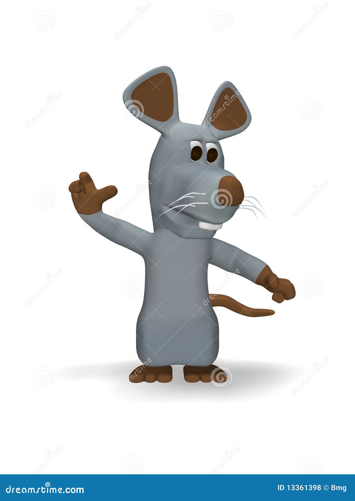 Cute Dancing Mouse Royalty Free Stock Photos - Image: 13361398