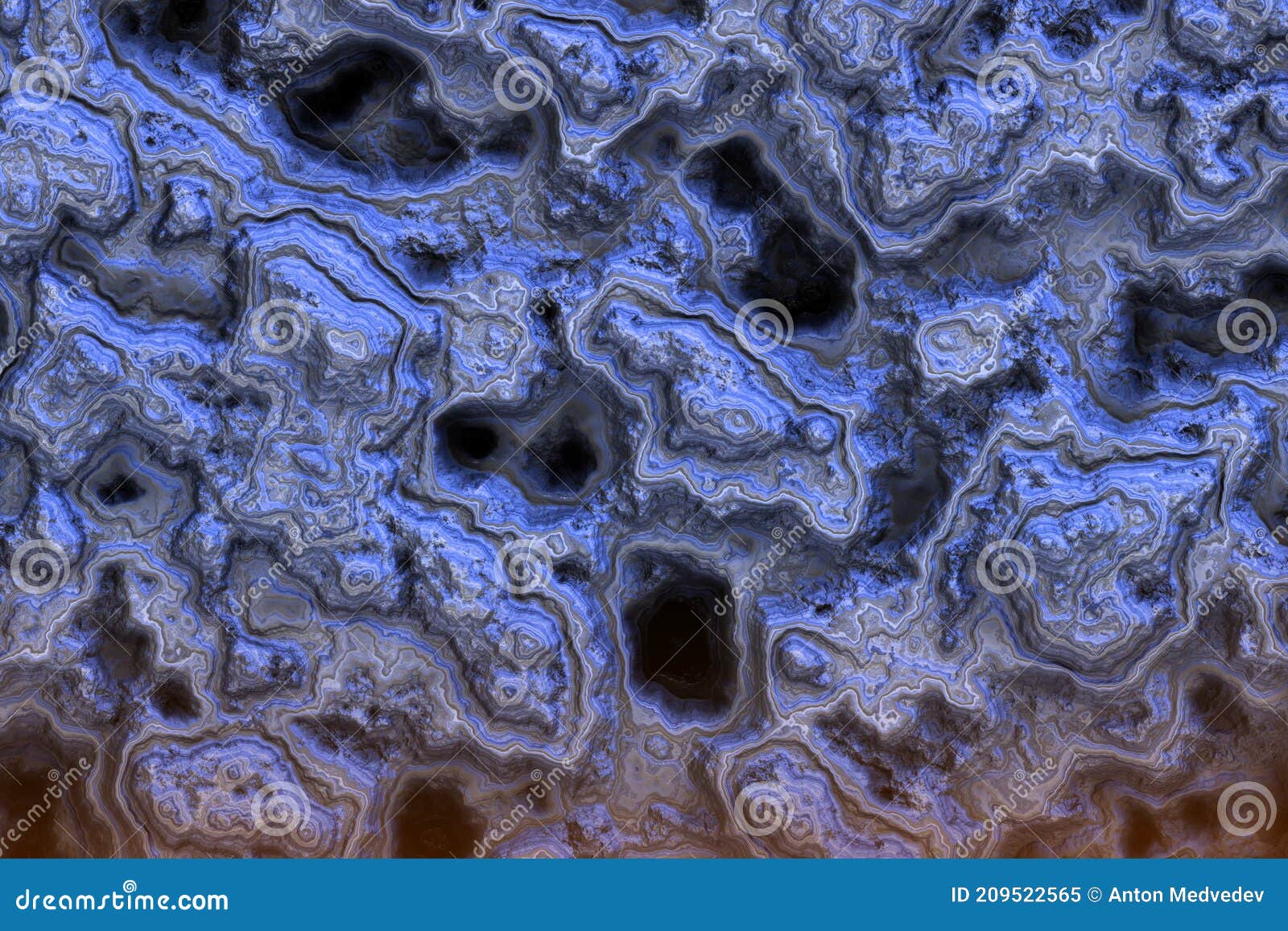 Cute Design Blue Abstractive Freaky Digitally Made Texture or ...