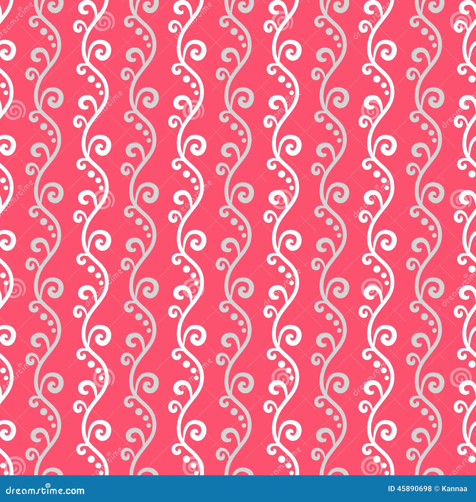 Cute Different Vector Seamless Pattern. Pink, Stock Vector ...