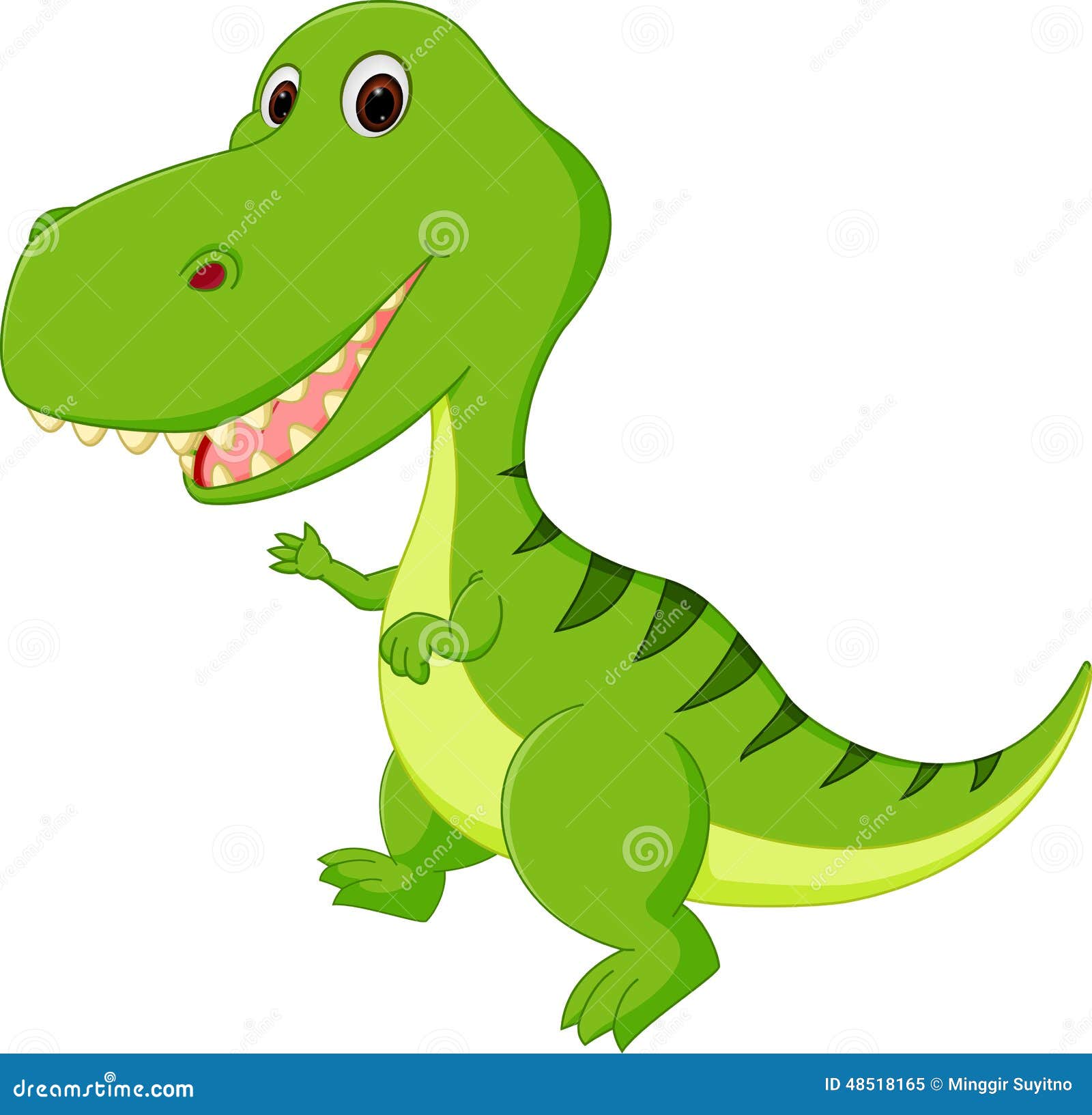 Cute Dinosaur Cartoon Stock Vector - Image: 48518165