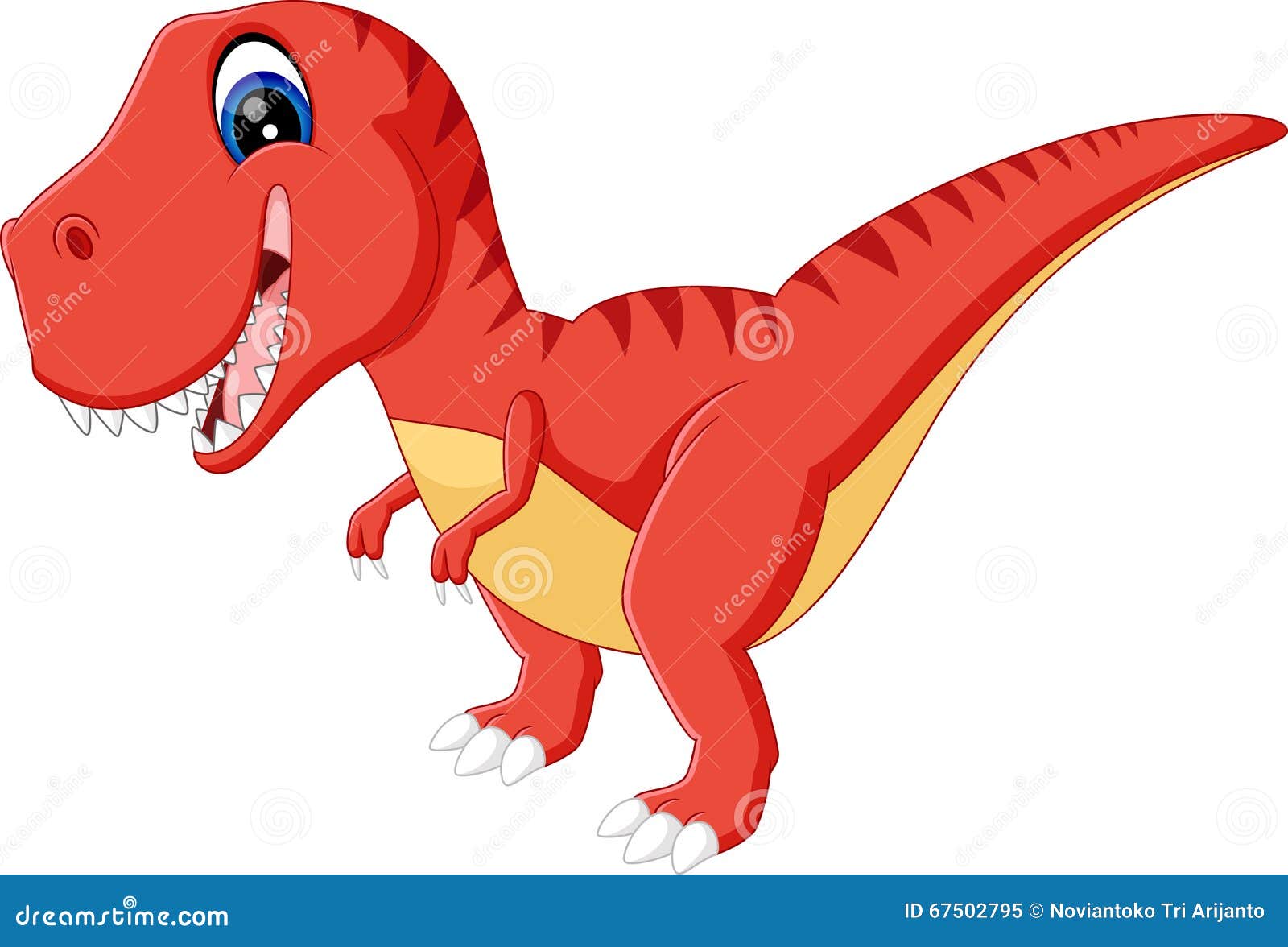 Cute Dinosaurs Cartoon Vector | CartoonDealer.com #67502795