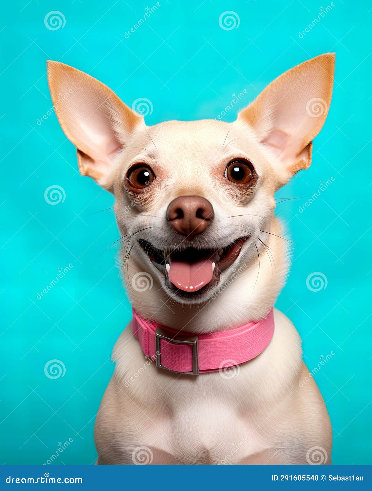 Cute Dog Captured In A Professional Studio Portrait Session Against A ...