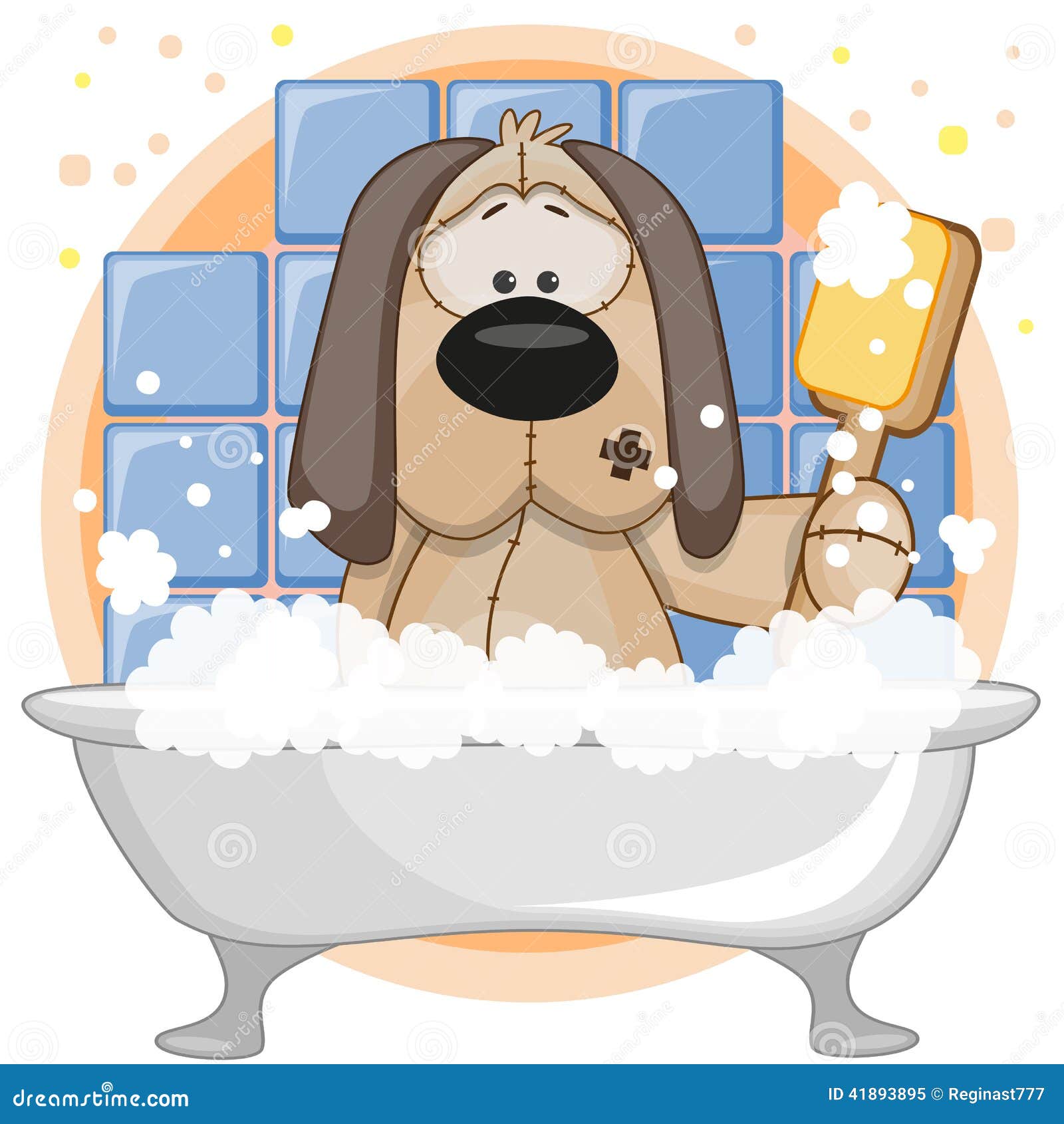 Cute Dog stock vector. Illustration of comic, mammal - 41893895