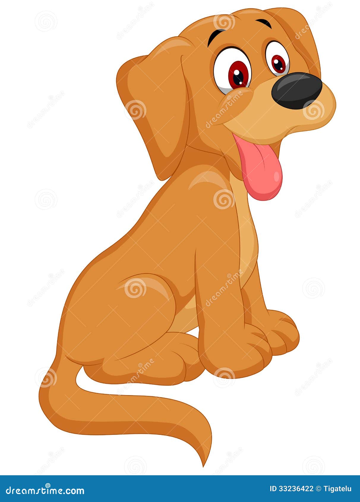 Cute Dog Cartoon Stock Photography - Image: 33236422