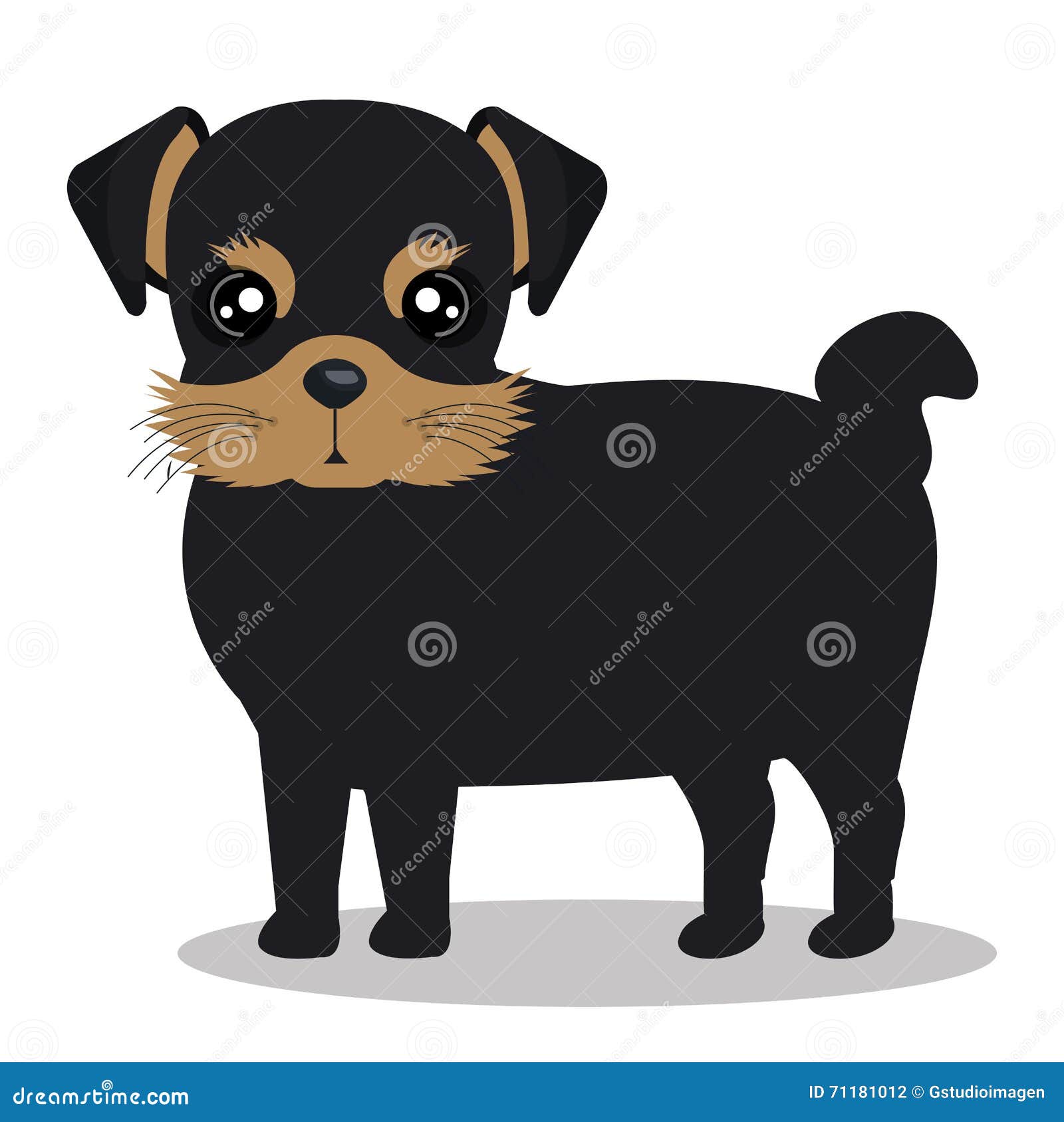 Cute dog design stock illustration. Illustration of character - 71181012