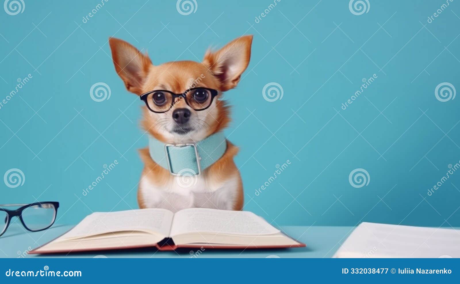 The Dog is Learning His Lessons. AI Generated Stock Image - Image of ...