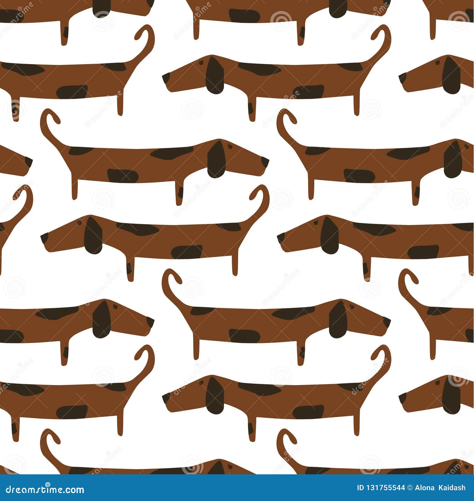 Cute Dog - Illustration Flat Design. Stock Vector - Illustration of ...