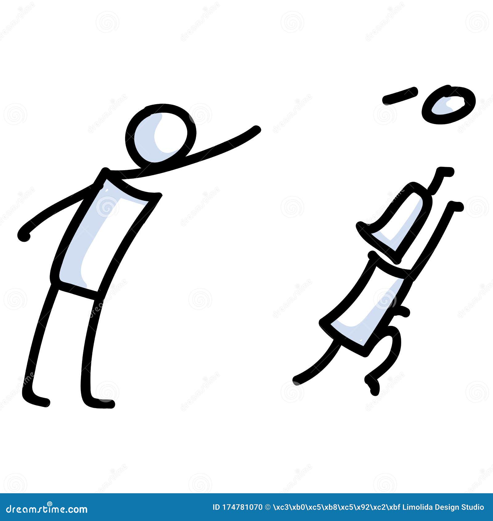 Cute Dog And Owner Throwing Ball Stick Figure Vector Clipart. Bujo ... Cute Dog And Owner Throwing Ball Stick Figure Vector Clipart. Bujo ...