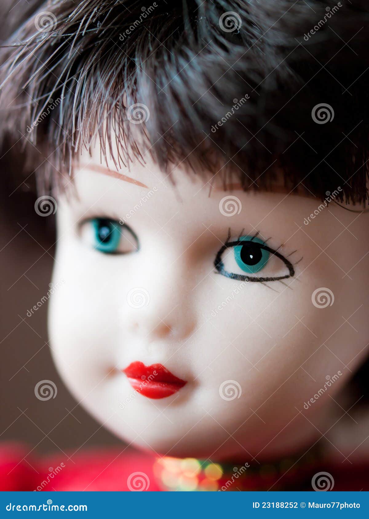 Cute doll portrait stock photo. Image of mouth, eyes - 23188252