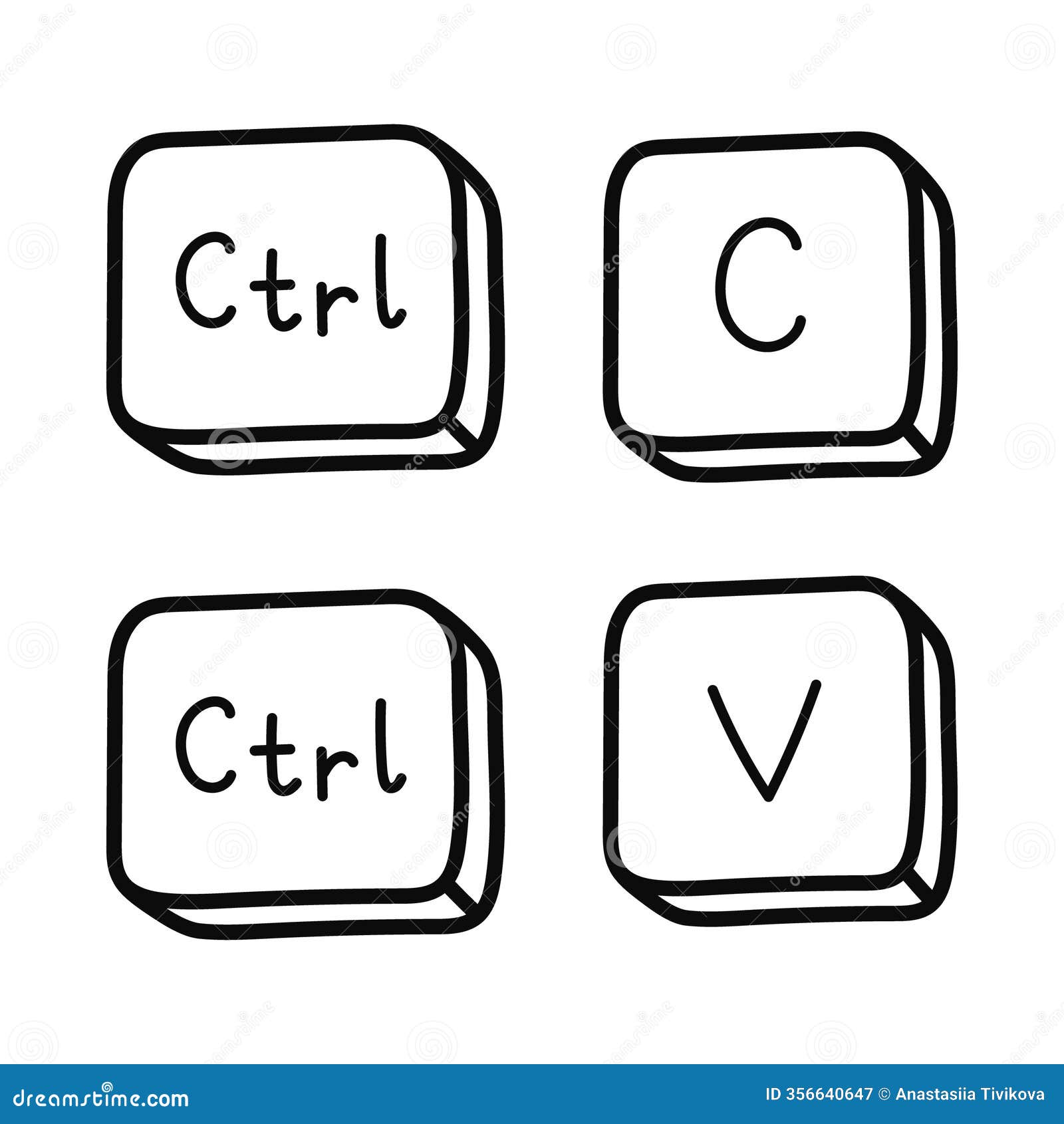Ctrl, Alt, Del Keyboard Keys Isolated On Background. Buttons To Fix ... Ctrl, Alt, Del Keyboard Keys Isolated On Background. Buttons To Fix ...