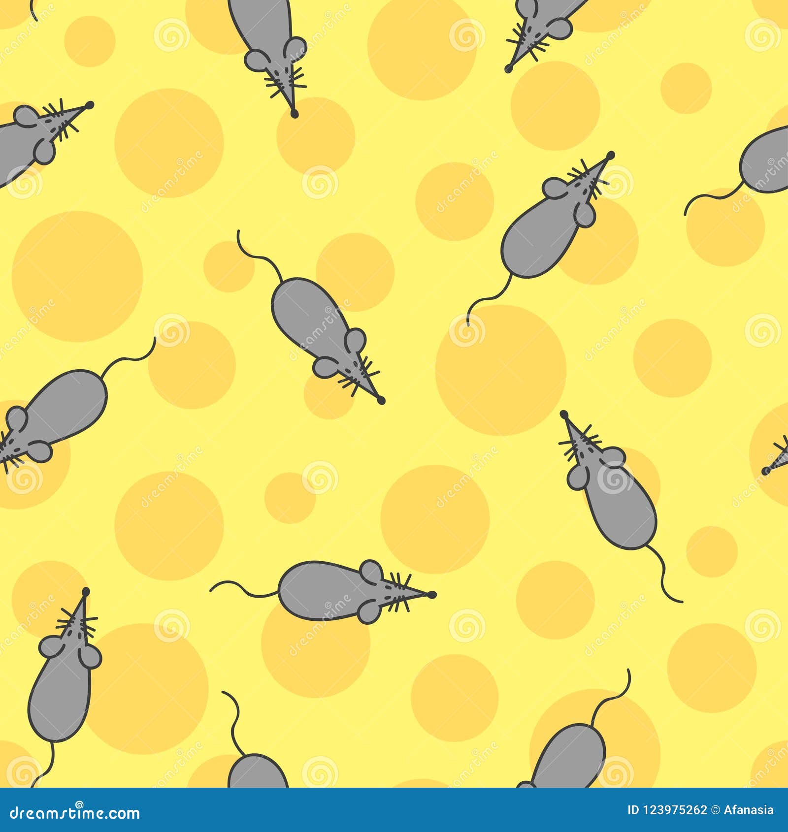 Cheese Seamless Patternseamless Cheese Pattern. Doodle Vector Pattern ...