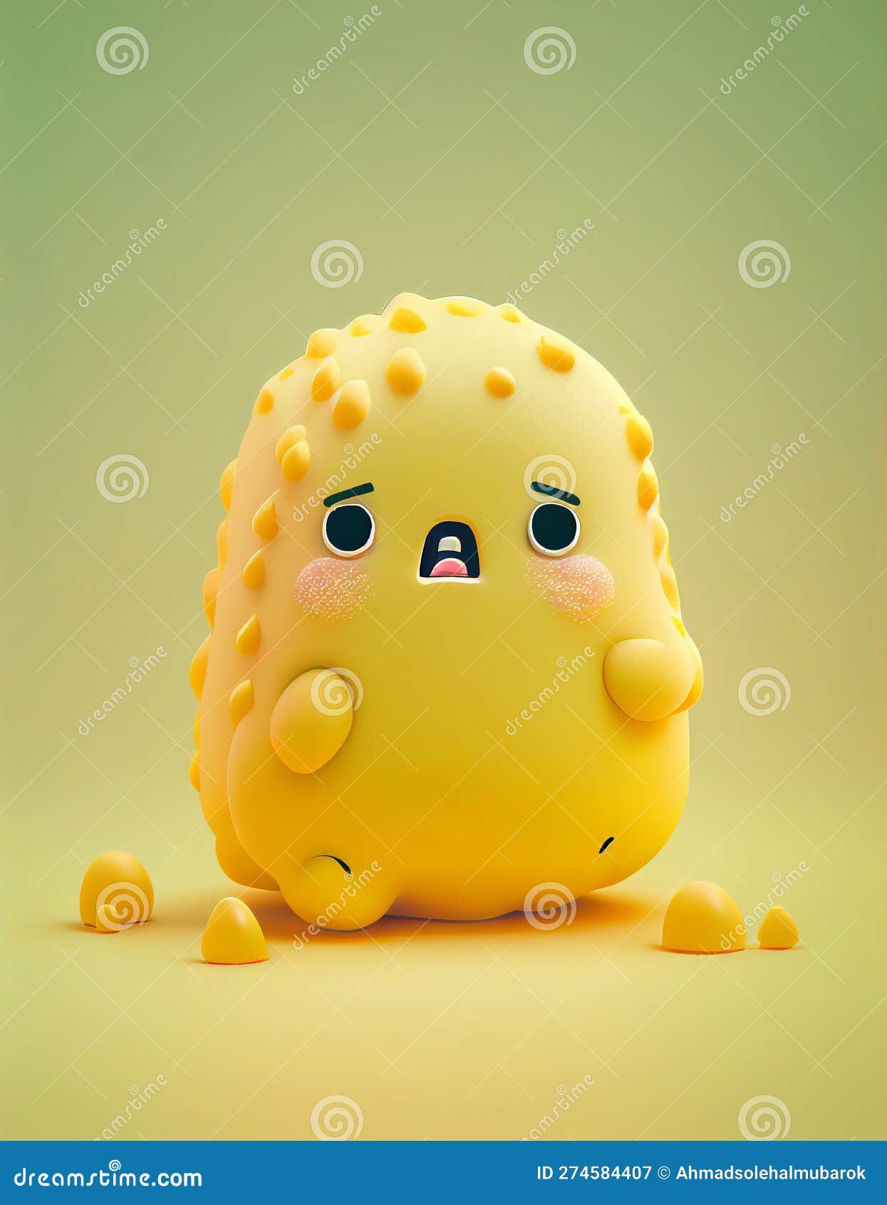 Cute Doodle Realistic Illustration Generated with AI Tools Stock Image ...