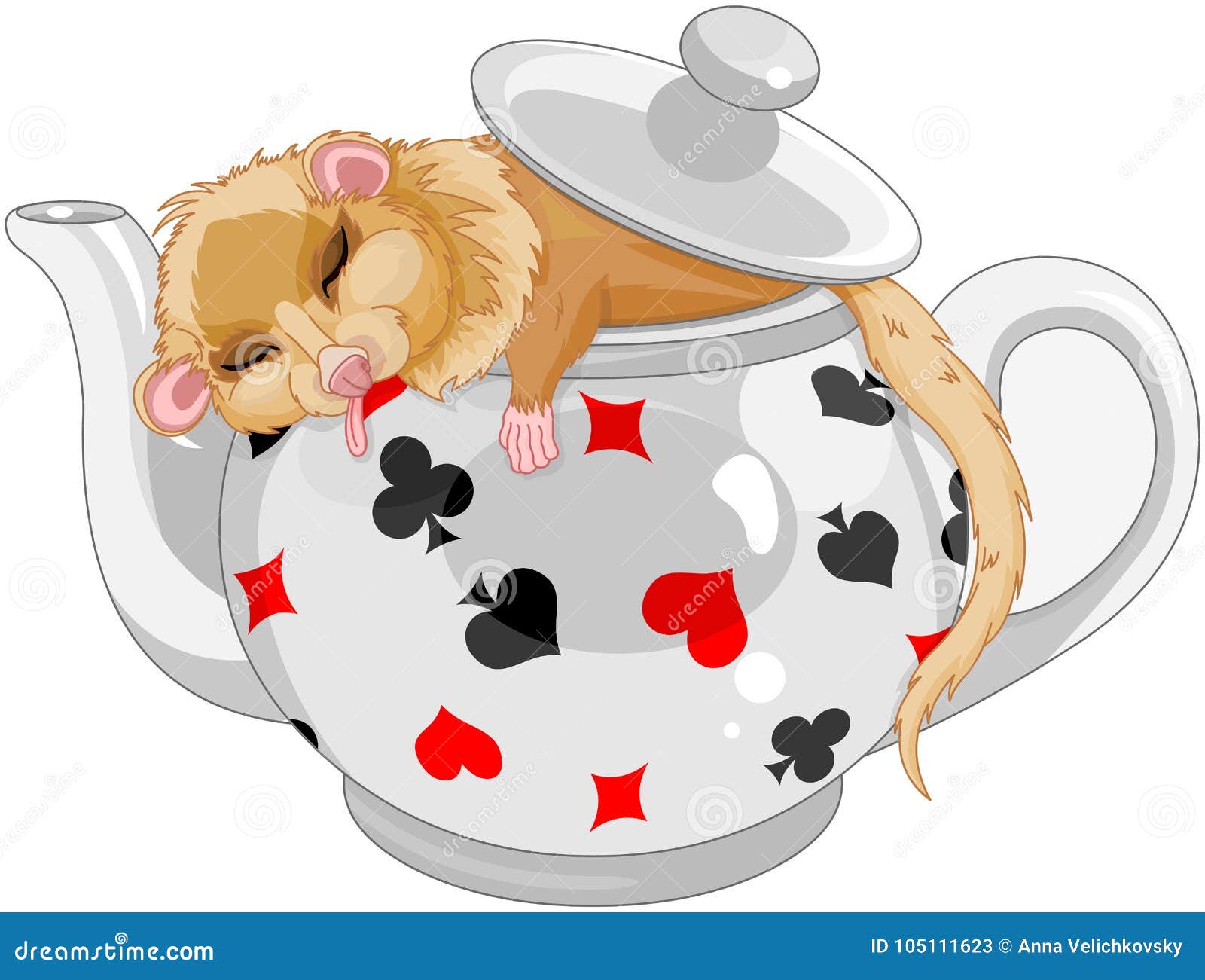Alice In Wonderland Mouse Cartoon
