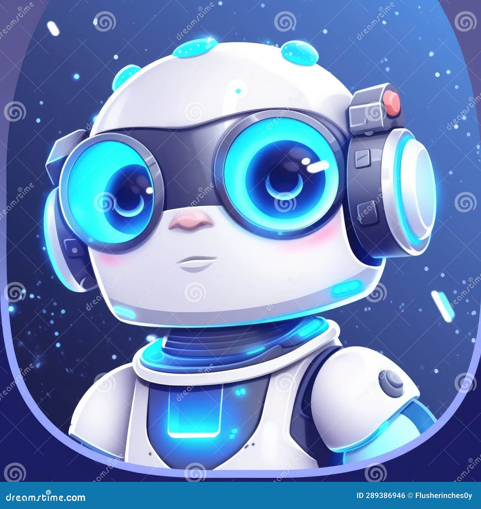 Dreamy Robot Thinking About Love. Generate Ai Royalty-Free Stock Photography | CartoonDealer.com ...