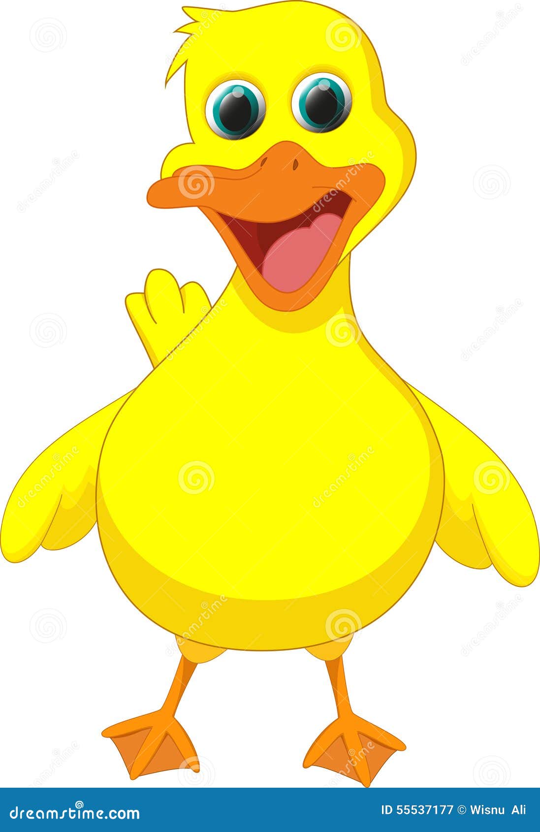 Cute duck cartoon stock vector. Illustration of bath - 55537177