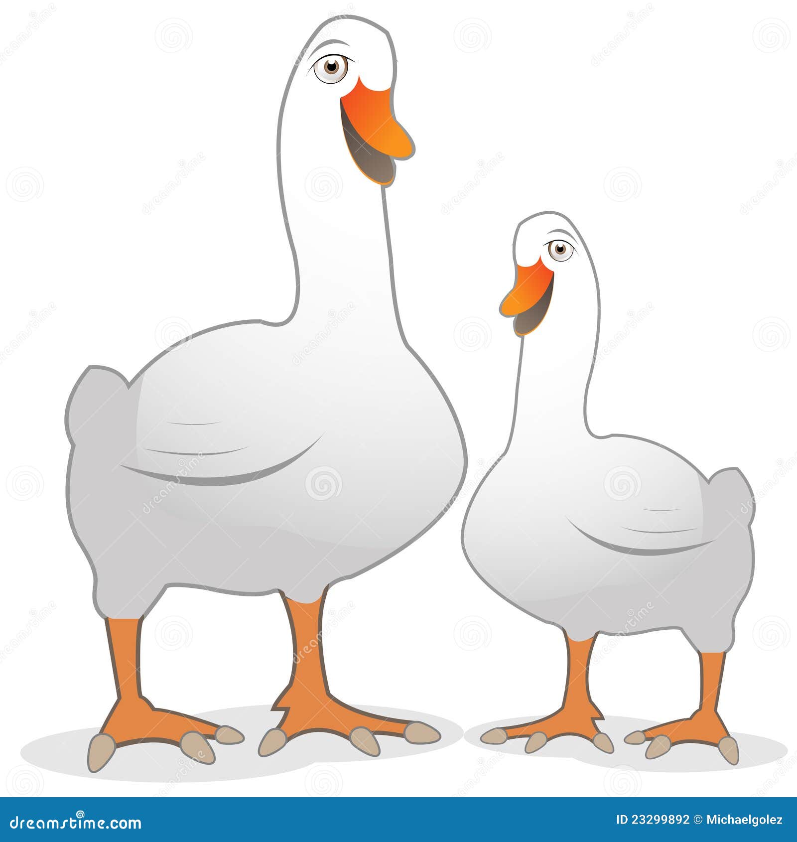 Cute duck vector cartoon stock vector. Illustration of clean - 23299892