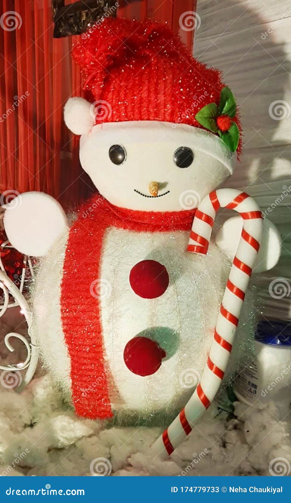 A cute dummy on Christmas stock image. Image of 25december - 174779733